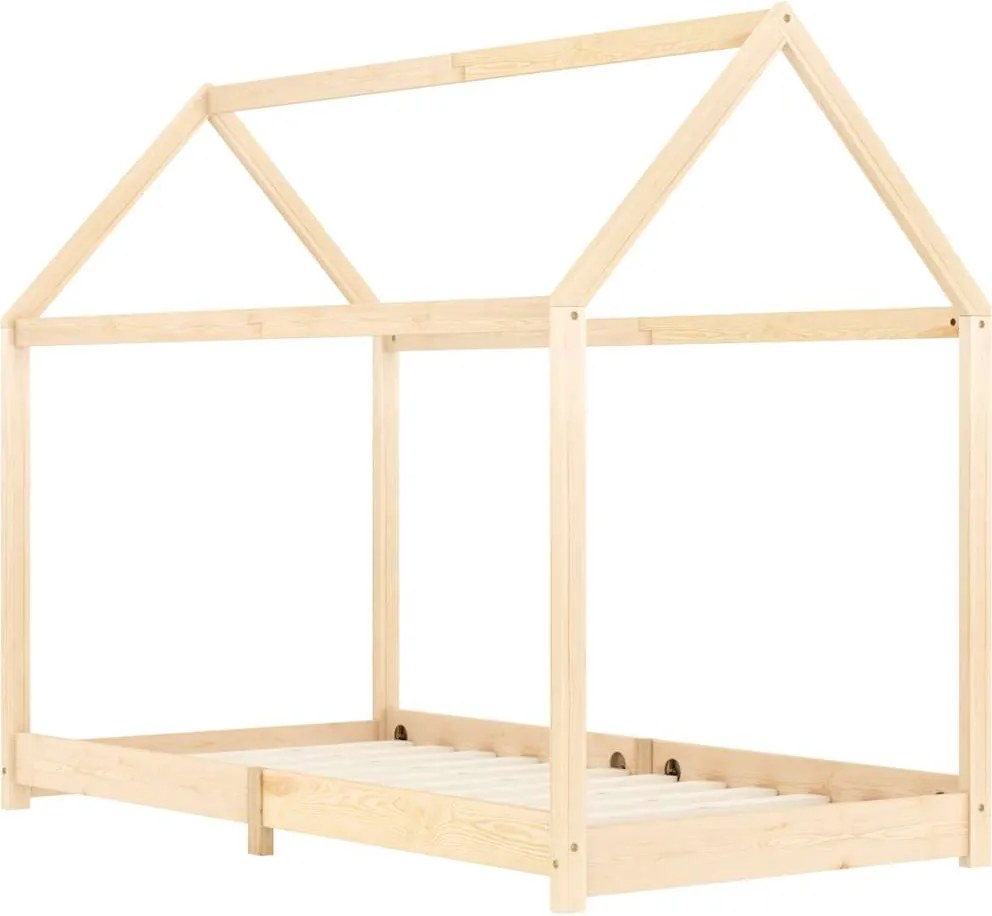 Rám dětské postele masivní borové dřevo 90 x 200 cm 283348