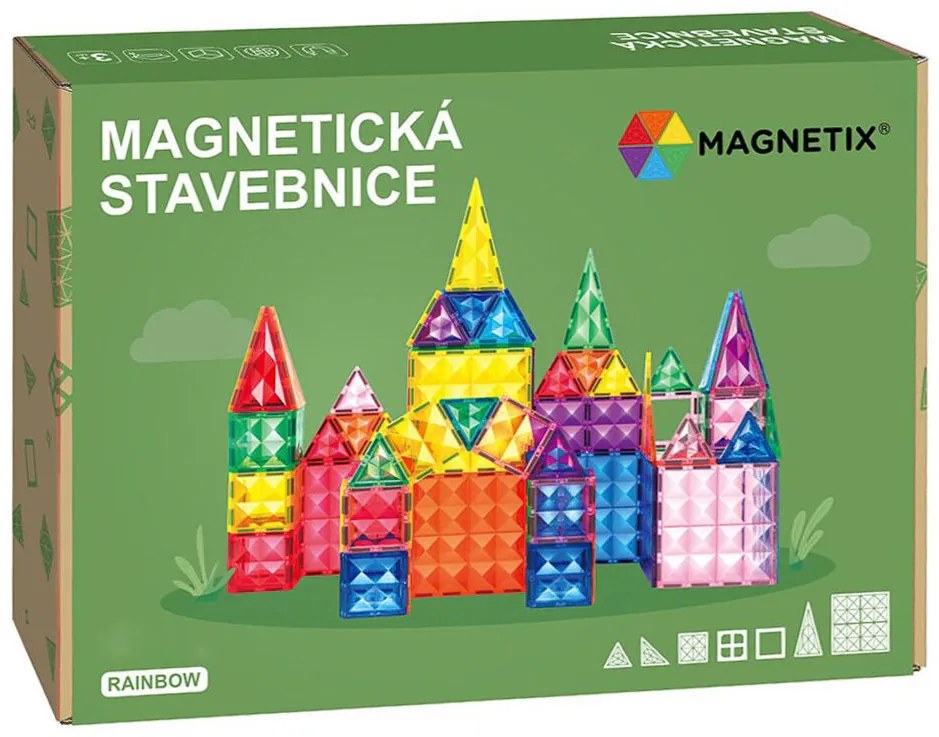 Magnetix stavebnice, 130 ks