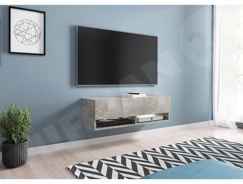 TV stolek Adenik 100, Barva: wotan, Osvětlení: osvětlení LED RGB - barevné