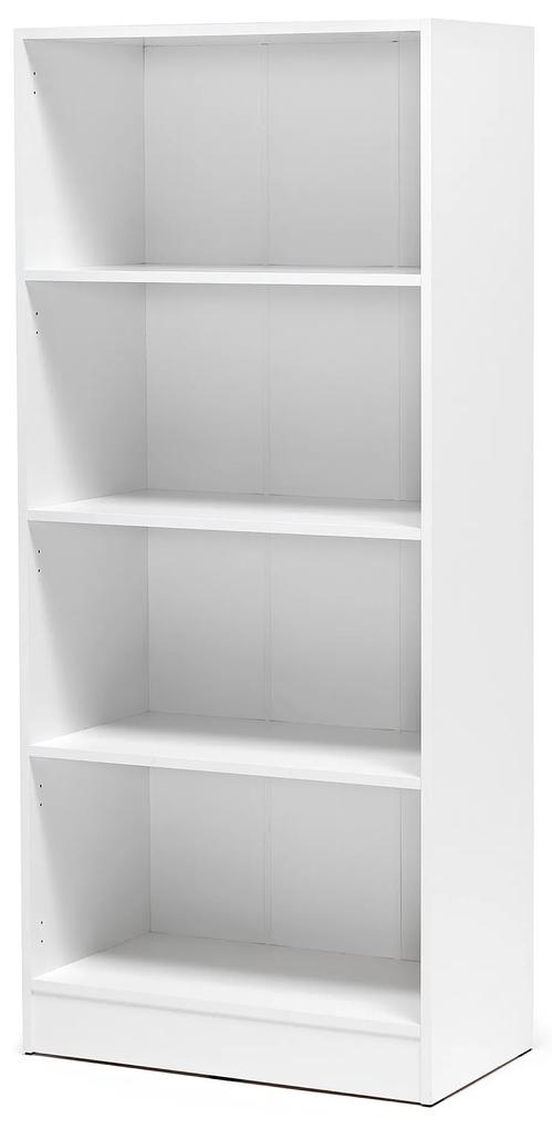 AJ Produkty Otevřená policová skříň FLEXUS, 1725x760x415 mm, bílá | BIANO