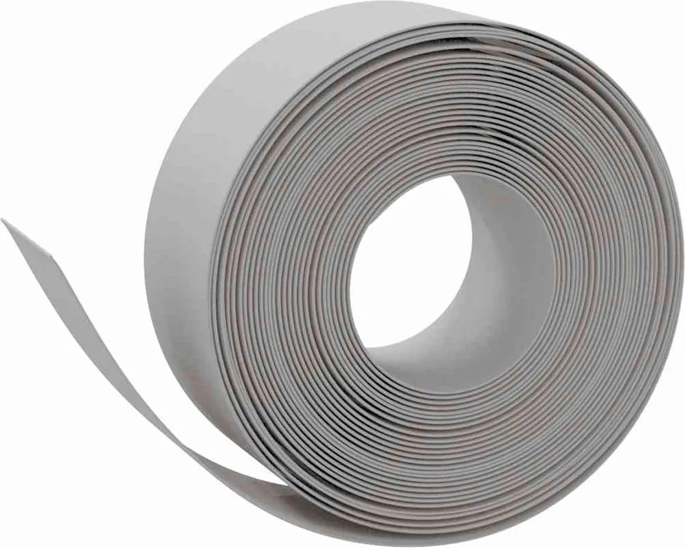 Travní lemy 4 ks šedé 10 m 20 cm polyethylen 3155454