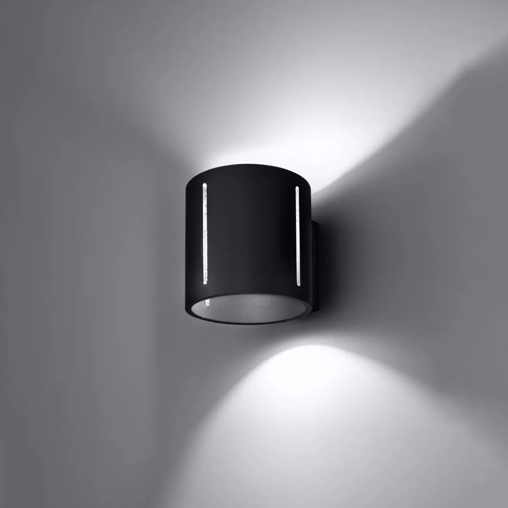 Sollux Lighting Nástěnné svítidlo INEZ černé