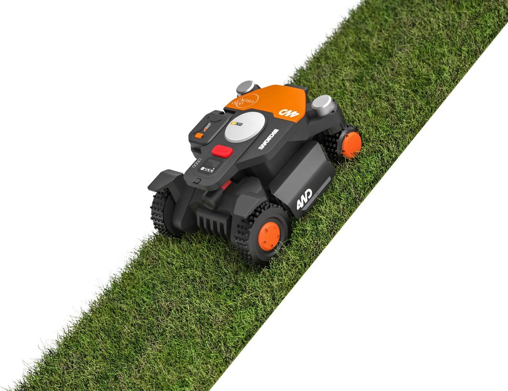 WORX Robotická sekačka WR341E Vision Cloud 4WD 1000 m2 (RTK + AI V-SLAM Stereo)