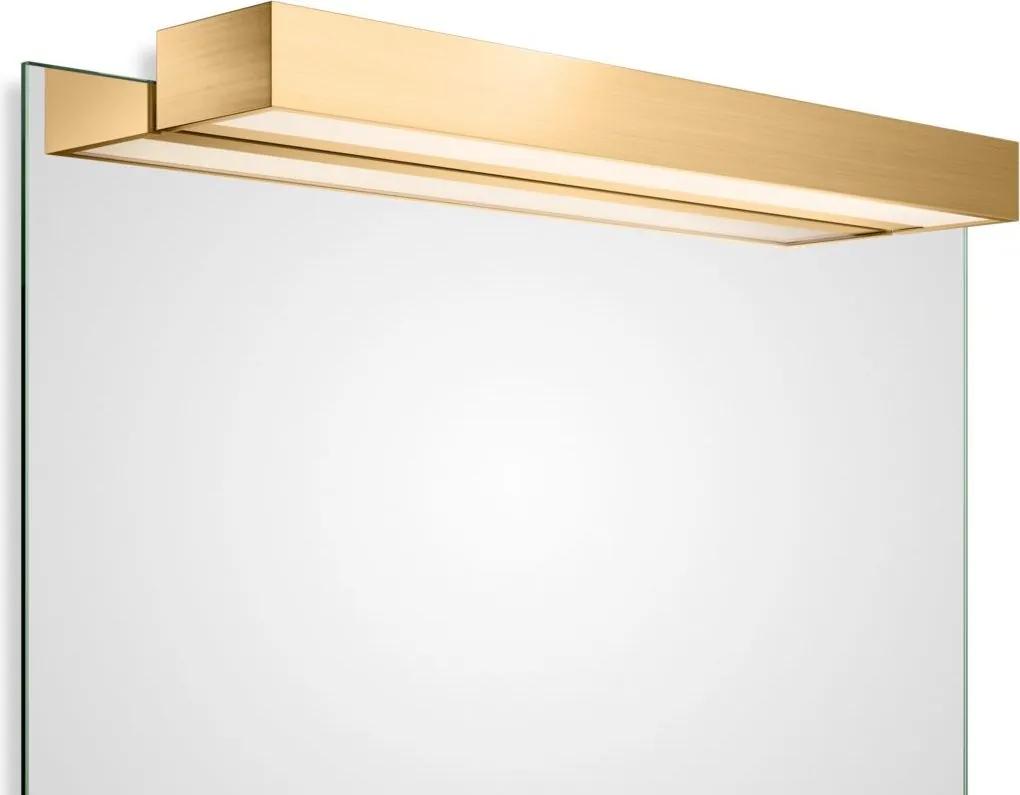 Světlo nad zrcadlo Box Clip On LED 2700K 60 cm zlaté mat