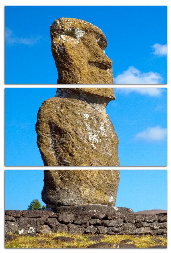 Obraz na plátně - Ahu Akivi moai - obdélník 7921B (120x80 cm)