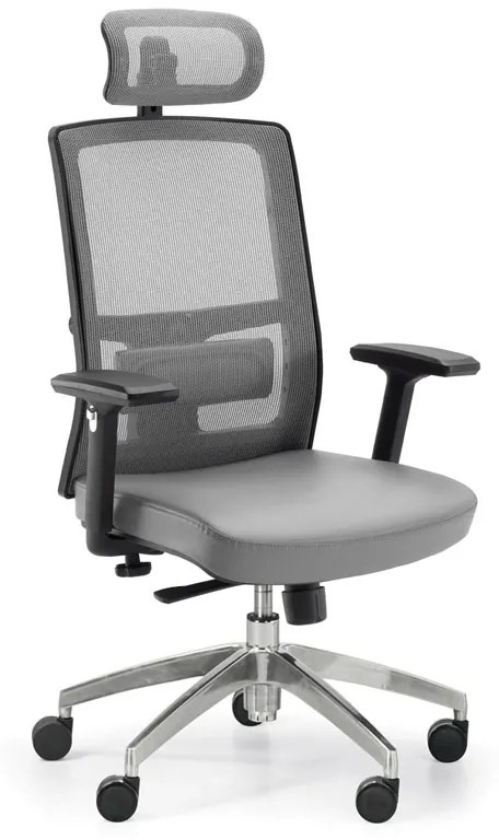 Kancelářská židle NED MF 1+1 ZDARMA, šedá