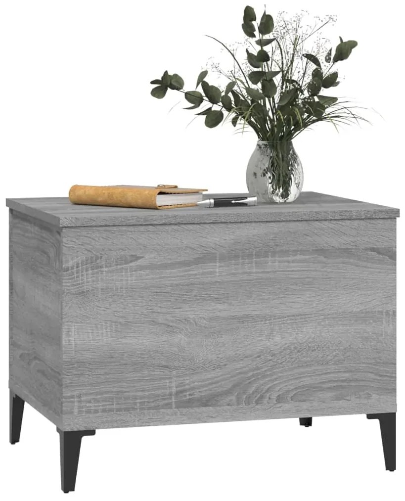 Konferenční stolek šedý sonoma 60x44,5x45 cm kompozitní dřevo - Default Title