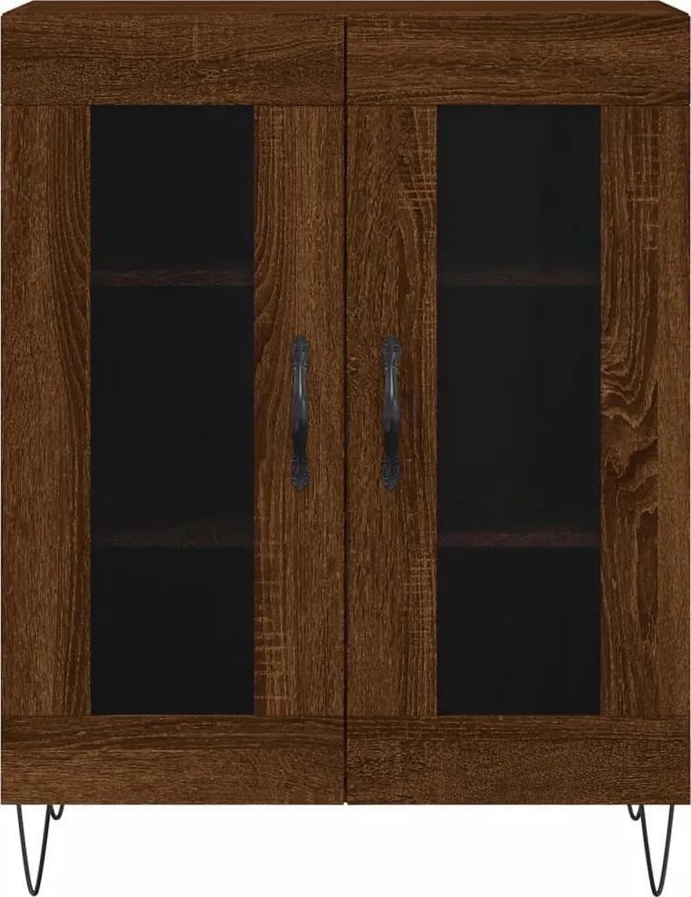 vidaXL Skříň highboard 69,5 x 34 x 180 cm kompozitní dřevo [3189316] Barva: dub sonoma