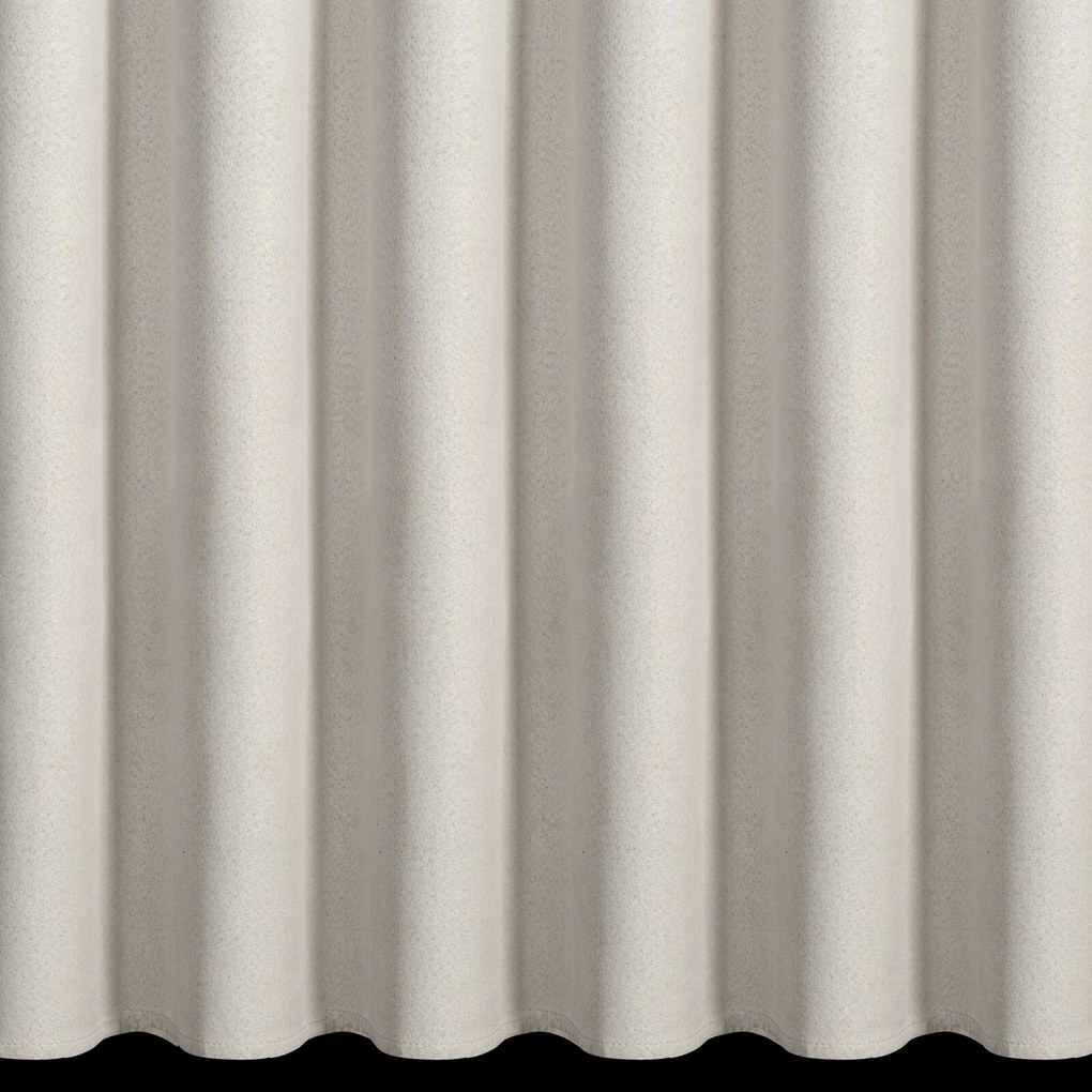 ZATEMŇOVACÍ ZÁVĚS (100%) NA PÁSCE ZOEY 140X270 CM TMAVĚKRÉMOVÝ