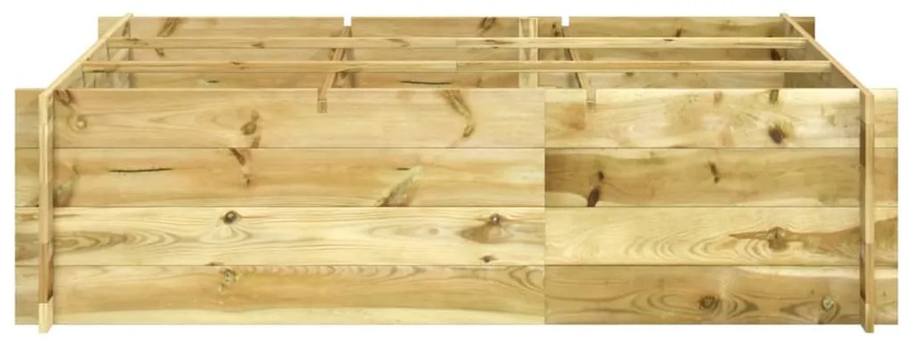 Vyvýšený záhon 150 x 100 x 40 cm impregnované dřevo - Default Title