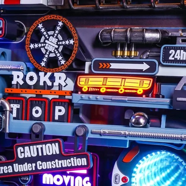 RoboTime - 3D mechanická skládačka kuličkové dráhy Město minulosti