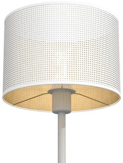 Stolní lampa LOFT SHADE 1xE27/60W/230V pr. 25 cm bílá/zlatá