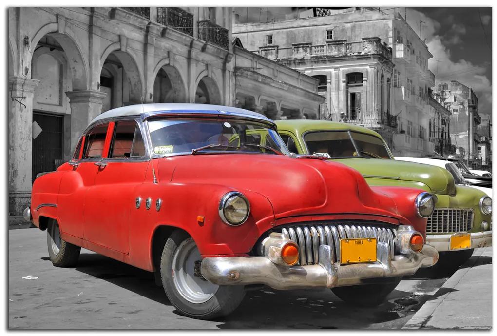 Obraz Auta na Kube , vícedílný