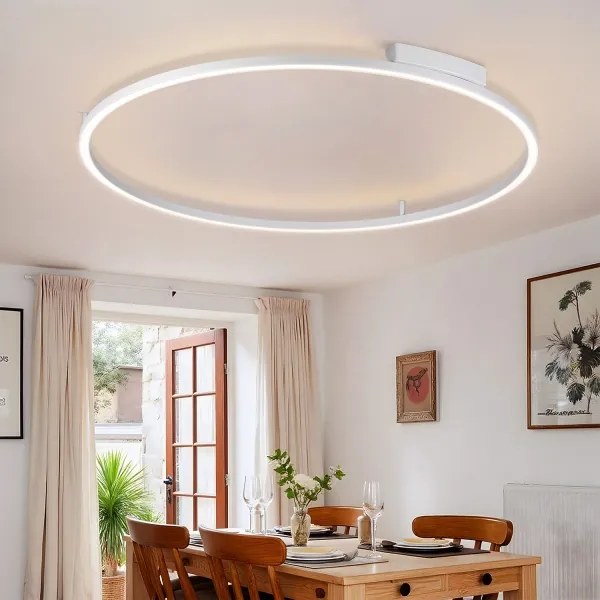Brilagi - LED Stmívatelné svítidlo PORTOFINO LED/85W/230V pr. 120 cm stříbrná+DO