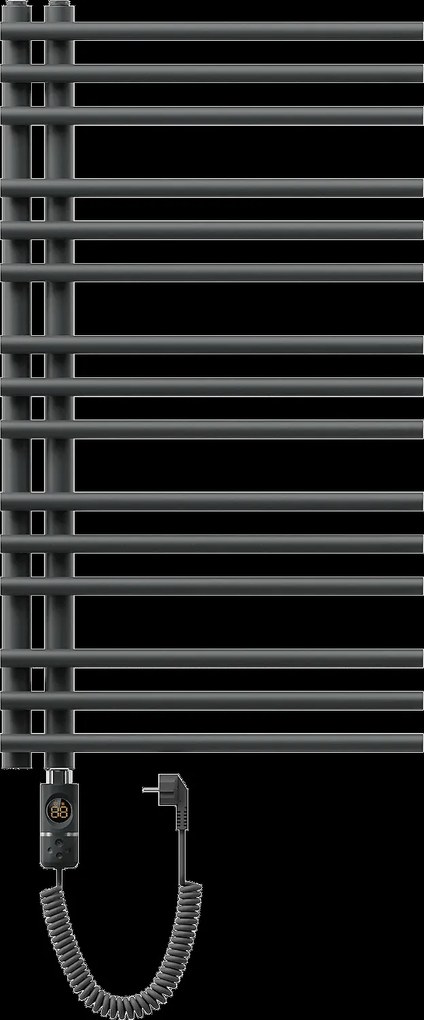 Mexen Neptun, elektrické topné těleso 900 x 500 mm, 600 W, antracitová, W101-0900-500-2600-66