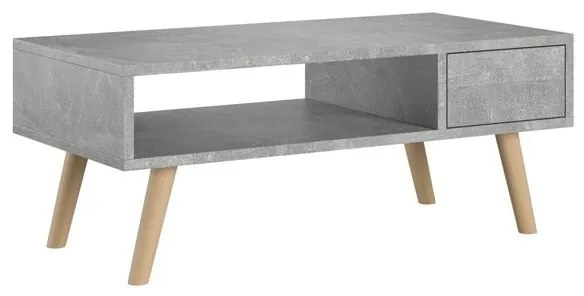Hector Konferenční stolek Calvados II šedý