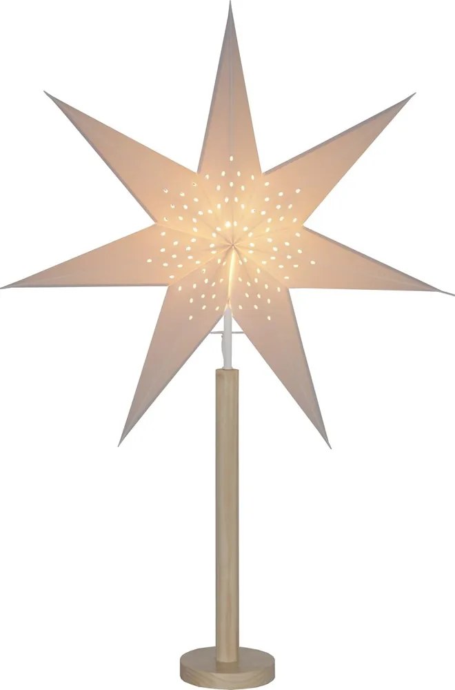 Star trading Stolní lampa hvězda ELICE V.85 cm přírodní podstavec