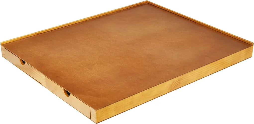 Costway Puzzle stolek s 4 zásuvkami Puzzle deska dřevo – 80 × 65 cm