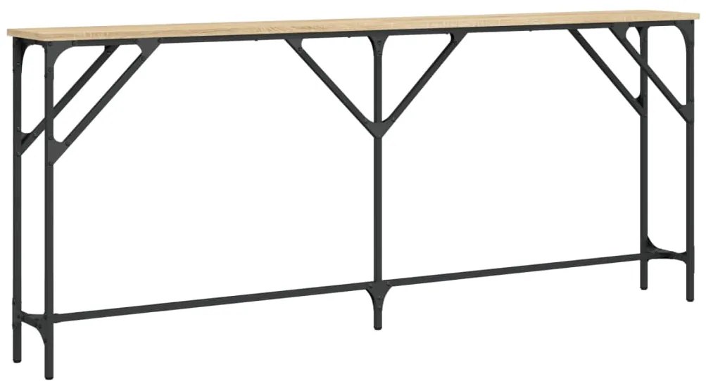 vidaXL Konzolový stolek dub sonoma 180 x 23 x 75 cm kompozitní dřevo