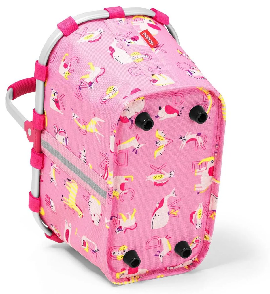 Dětský košík Reisenthel Carrybag XS kids Abc friends pink