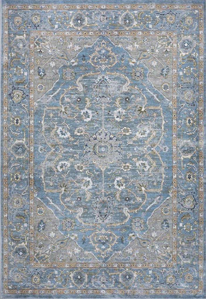 Nouristan - Hanse Home koberce Kusový koberec Amman 105077 Jeansblue - 133x195 cm