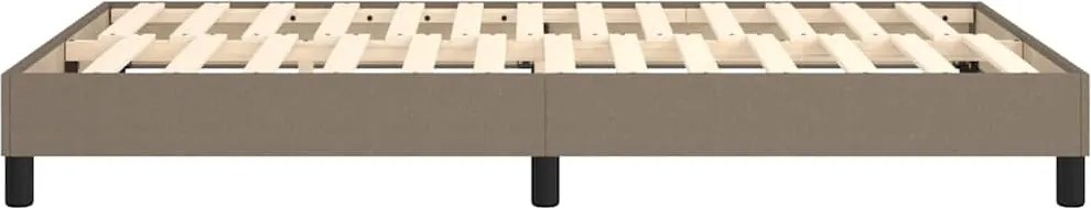 Rám postele s boxspringem taupe 120 x 200 cm textil 3120504