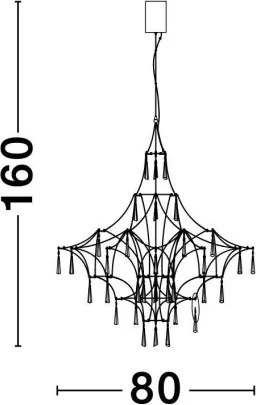 Závěsné LED svítidlo NOVA LUCE GORO 20W 3000K 9116820