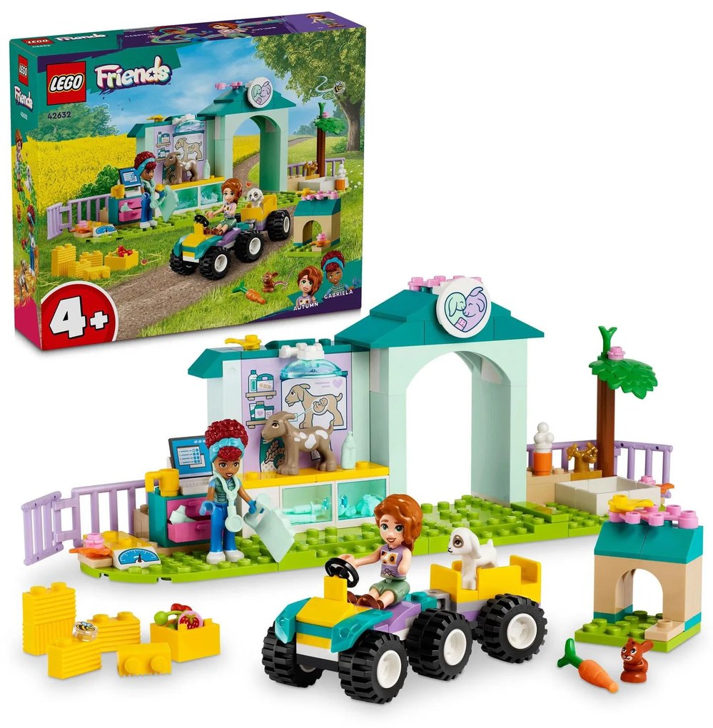 Lego stavebnice lego friends 42632 veterinární klinika pro zvířátka z farmy