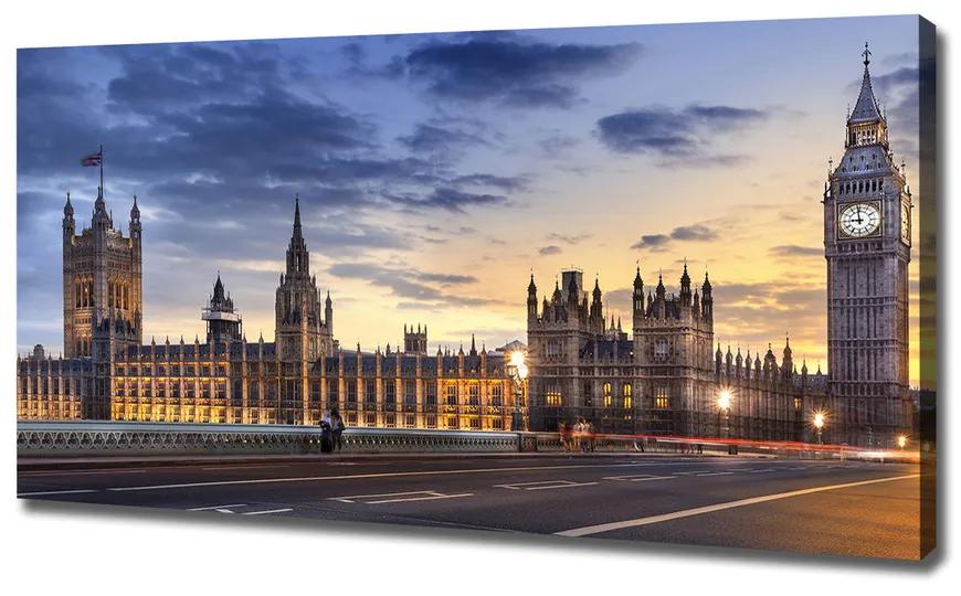 Wallmuralia Foto obraz na plátně do obýváku Big Ben Londýn 120x60 cm