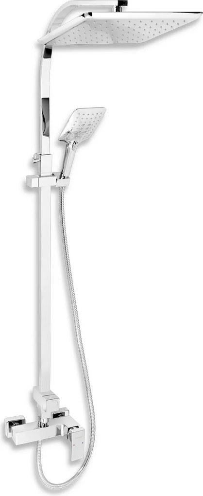 Novaservis Sprchové soupravy - Edge Sprchový set s baterií, horní připojení sprchy, chrom, SET069/36,0