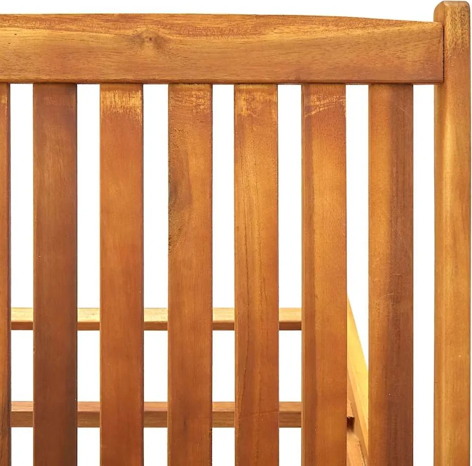 2místné zahradní lehátko masivní akáciové dřevo 311873