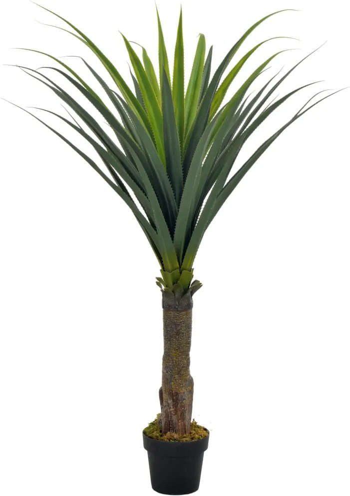 Umělá rostlina juka s květináčem - 145 cm | zelená