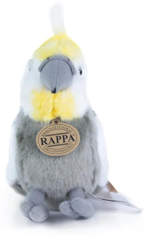 Rappa Plyšový papoušek korela, 20 cm