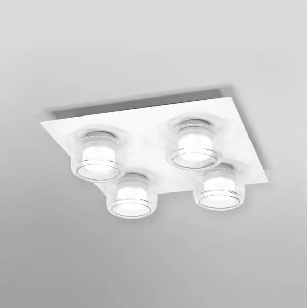 Ledvance - LED Koupelnové stropní svítidlo ORBIS FLAME 4xLED/5,5W/230V IP44 bílá