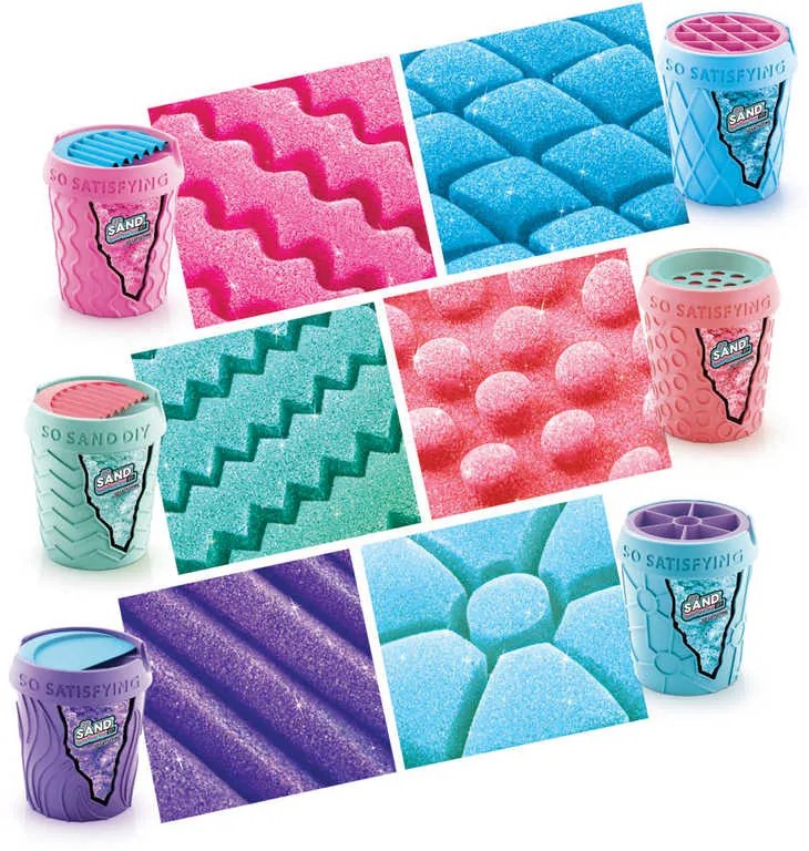 EP Line So Sand kouzelný písek set 2 kelímky s nástroji a doplňky různé barvy ep03873
