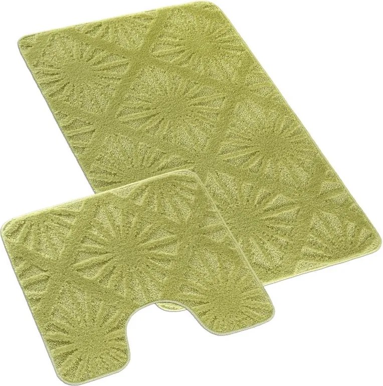 Bellatex SADA BANY 60x100 + 60x50 cm - s výkrojem Zelená 60x100 cm 60x50 cm (SADA)