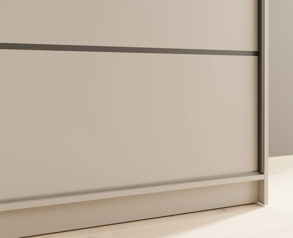 ADRK Furniture Posuvná skříň s zrcadlem Nico 180 ADRK-SW-NIC-180-KK