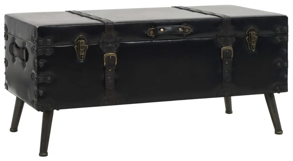 Konferenční stolek z MDF a oceli 102 x 51 x 48 cm 245760