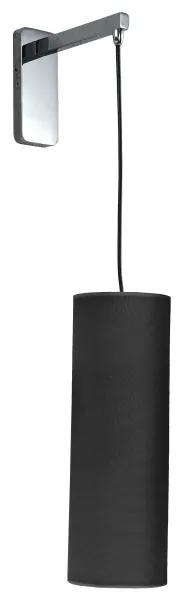 Nástěnná lampa Almeria černá, kov, 1xE27 - AZZARDO