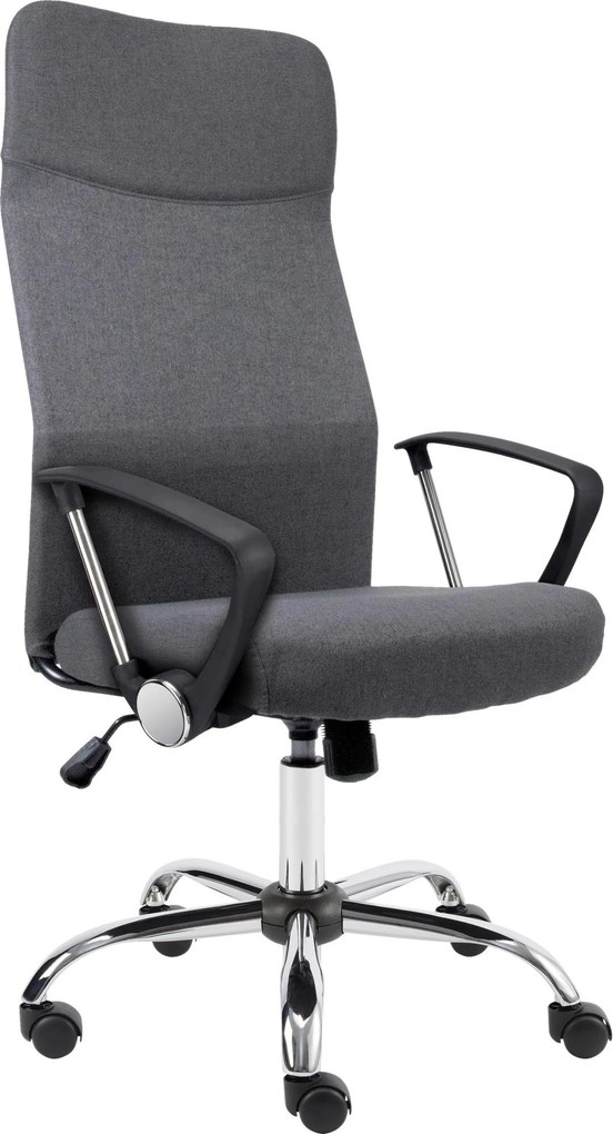 XXXLutz OTOČNÁ ŽIDLE, šedá, barvy chromu Carryhome - Otočné židle - 002696000304