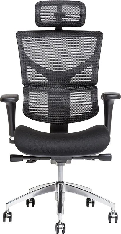 Office Pro Kancelářská ergonomická židle Office Pro MEROPE SP — více barev, nosnost 135 kg Černá