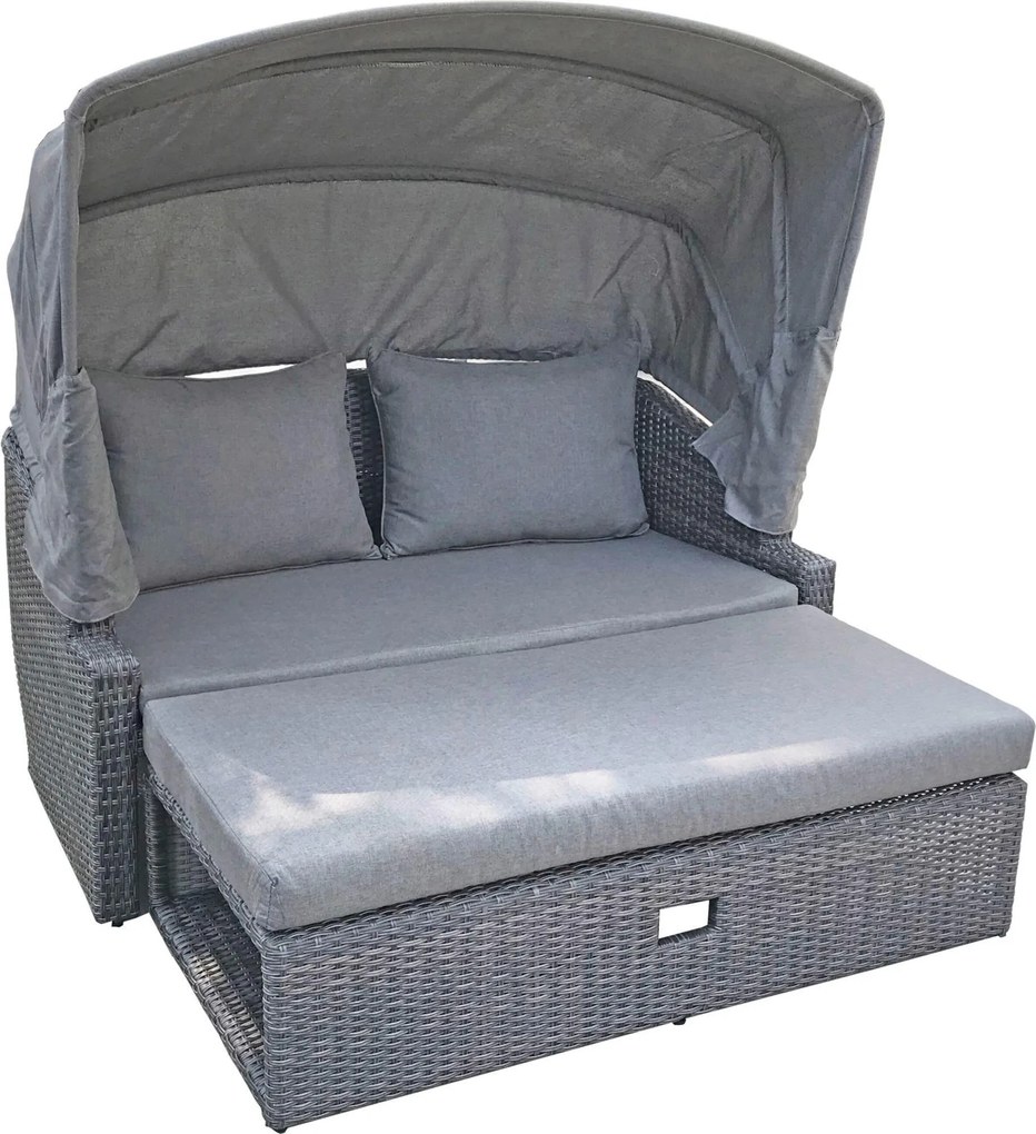 XXXLutz RELAXAČNÍ POHOVKA kov, plast, textil Gardenson - Online Only zahradní nábytek - 002836033301
