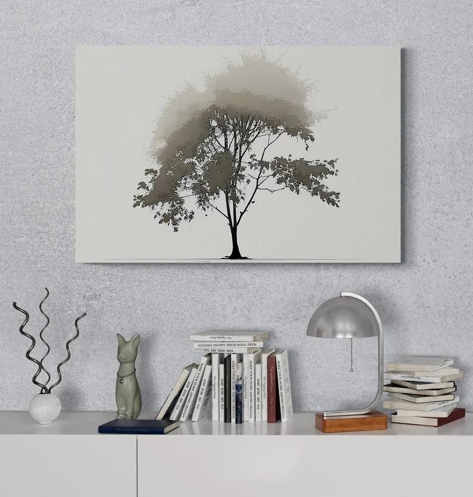Obraz minimalistický listnatý strom Varianta: 120x80
