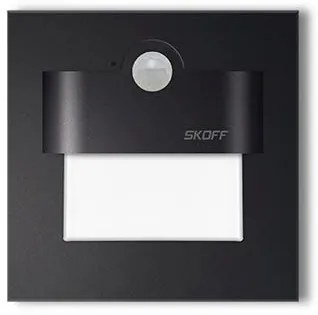 LED nástěnné svítidlo s čidlem SKOFF MJ-TAN-D-H Tango černá(D) teplá(WW,3000