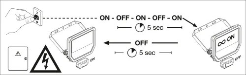 LED reflektor s pohybovým čidlem LEDVANCE FLOODLIGHT černý SENSOR 8W/6W 1100/780lm 3000K teplá bílá IP65