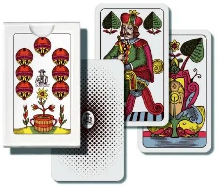 Bonaparte Mariáš jednohlavý společenská hra karty v papírové krabičce 6,5x10x1cm
