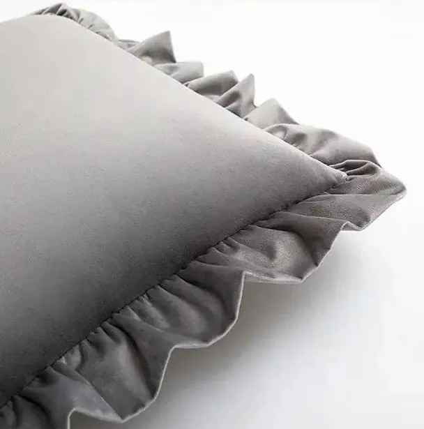 Povlak na polštář s příměsí bavlny 40x40 cm Ruffled – Mila Home