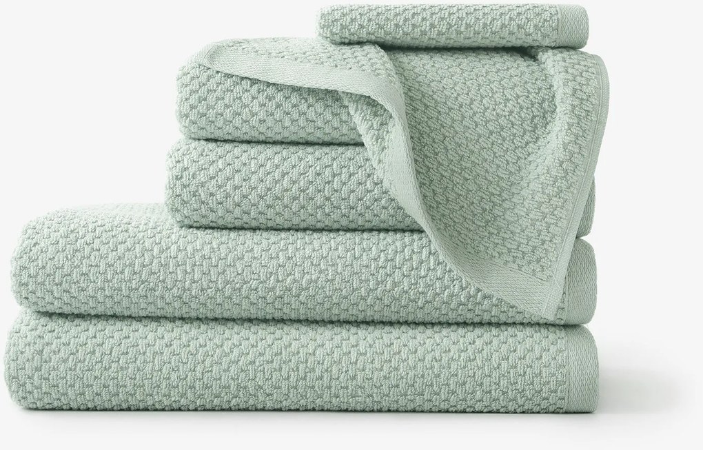 Goldea bavlněný froté ručník / osuška micro pure - eukalyptus 70 x 140 cm