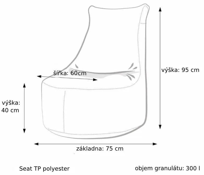 Primabag Seat polyester zeleno-modrá