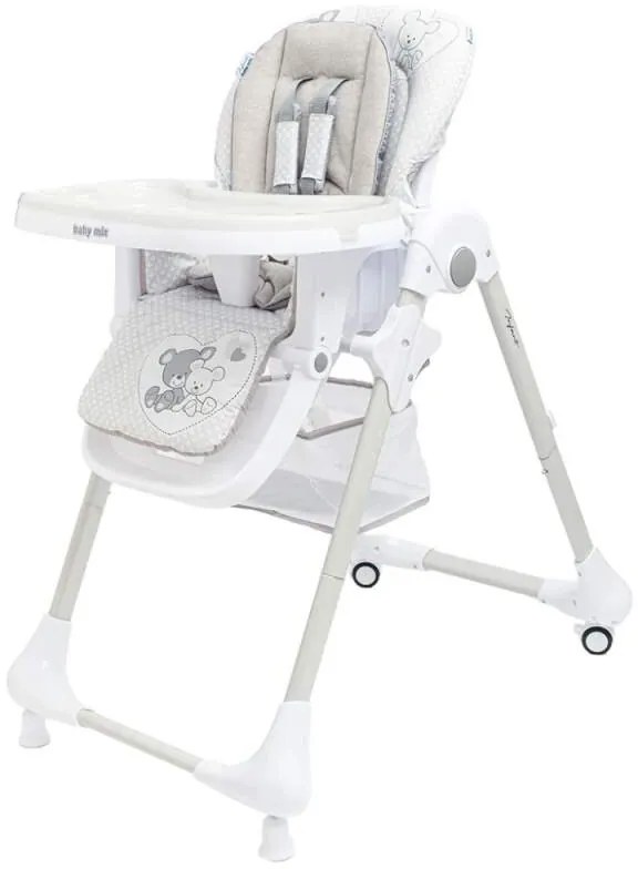 Jídelní židlička Baby Mix Infant grey